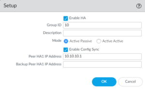 How to configure High Availability on Palo Alto Networks Firewalls