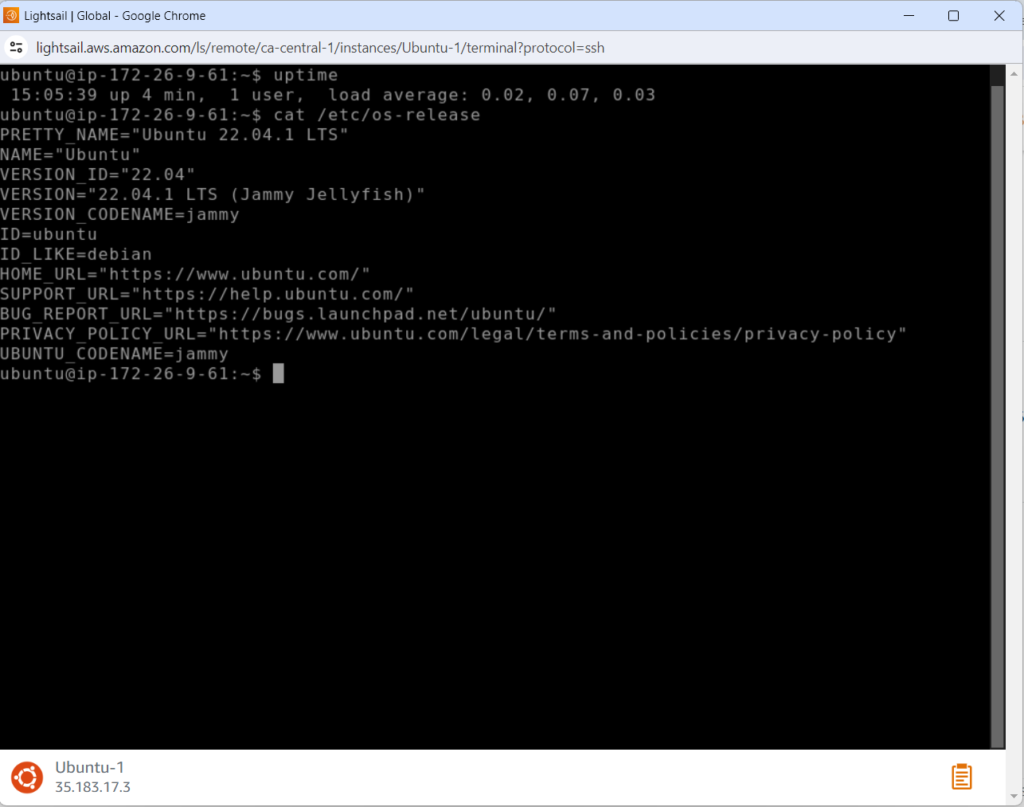 A Step-by-Step Guide to Deploy Ubuntu on AWS Lightsail