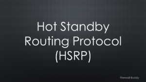 HSRP - Hot Standby Routing Protocol